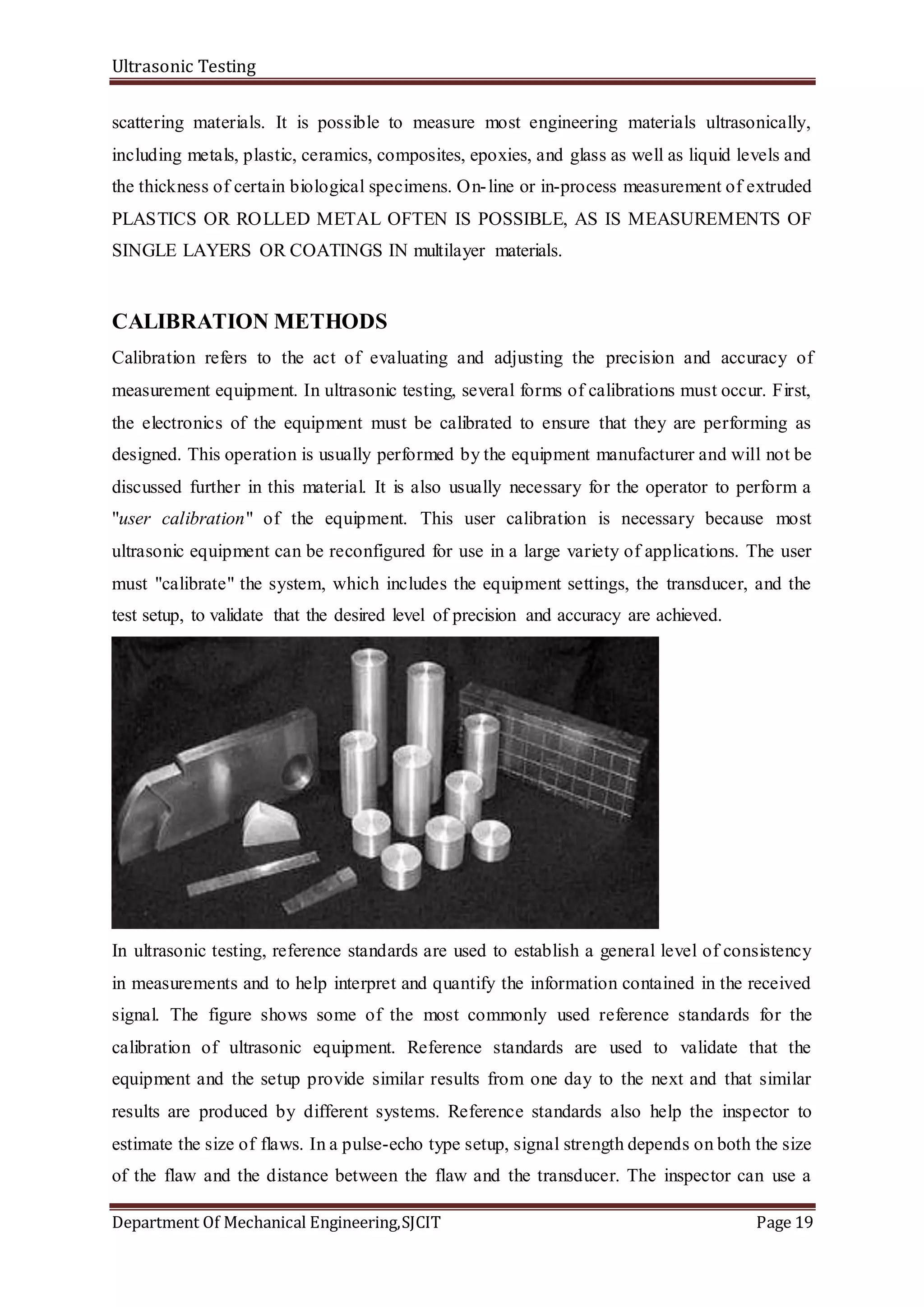 ULTRASONIC TESTING REPORT | DOCX
