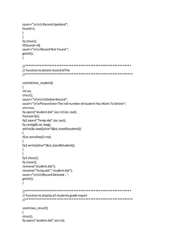 Computer Science C Project Class Xii Pdf