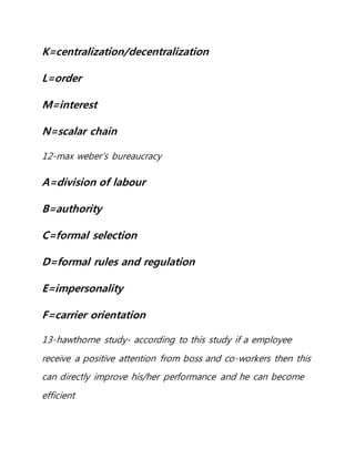 management basics(important notes) | PDF