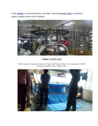 Factory visit repot | DOCX | Needlework | Arts and Crafts