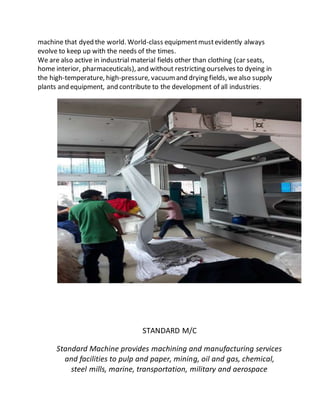 Factory visit repot | DOCX | Needlework | Arts and Crafts