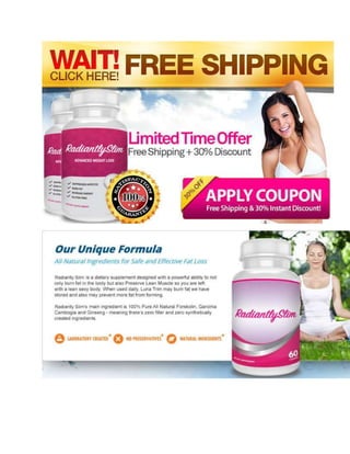 Radiantly Slim Diet Reviews- Shark Tank Weight loss Supplement | DOCX