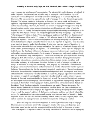 Language and its varieties | DOCX