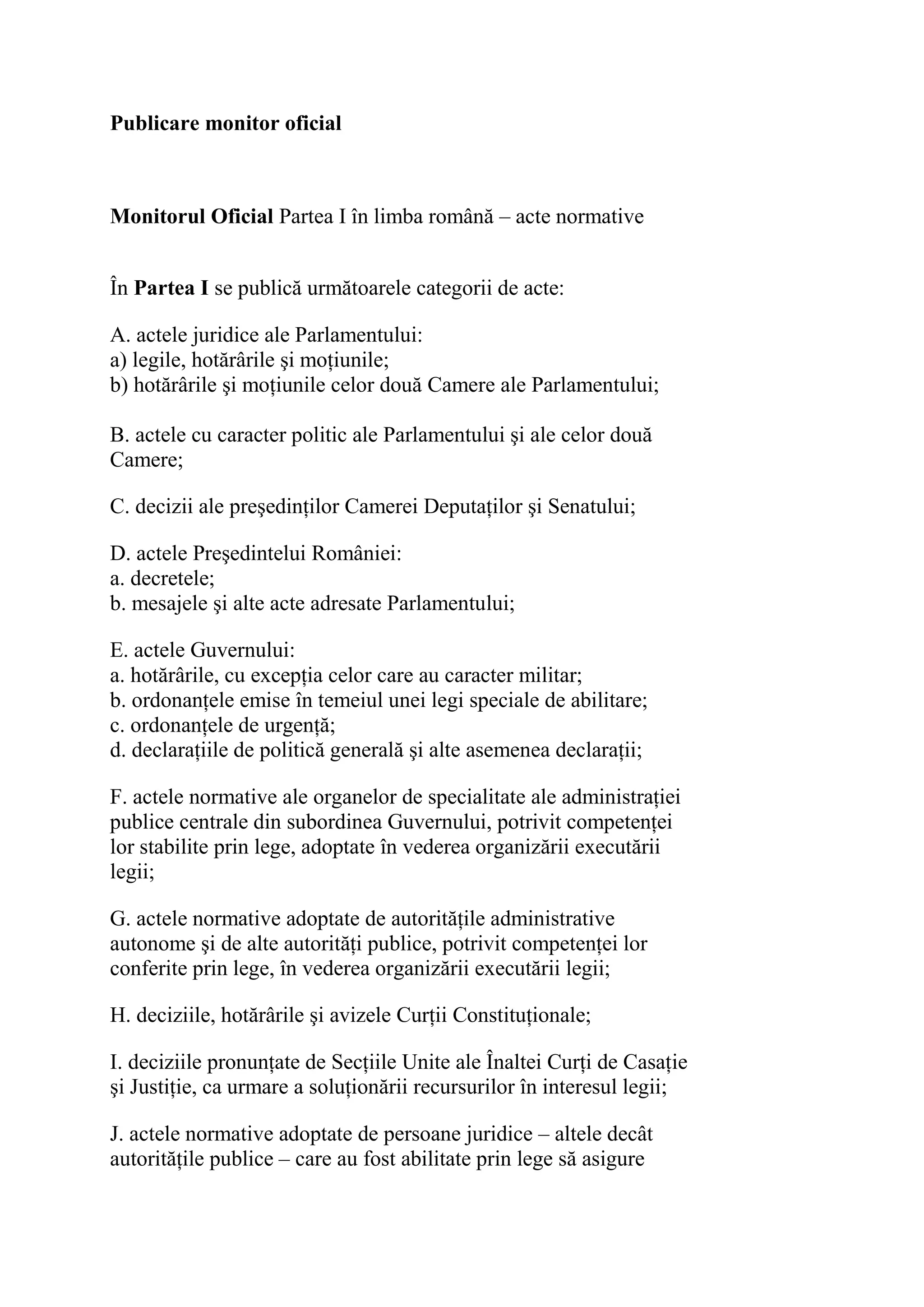 Publicare monitor oficial | DOCX