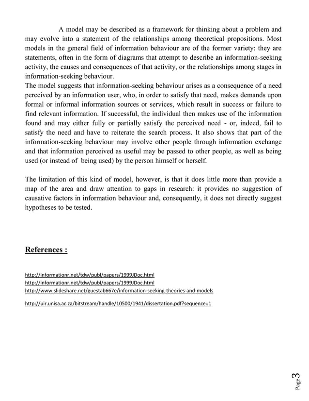 Wilson 1981 user behaviour model | DOCX