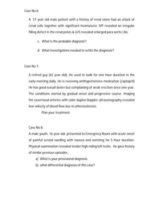 Common Cases of Urology | PDF