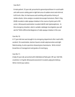 Common Cases of Urology | PDF