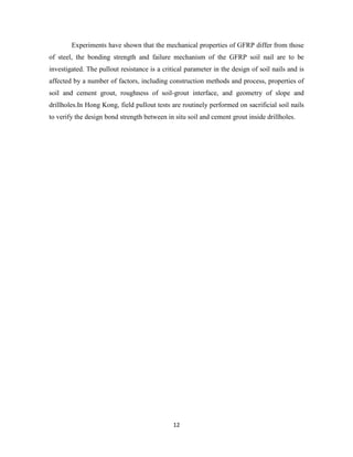 soil nailing seminar report | PDF