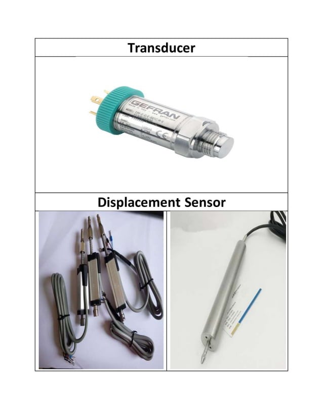 Monolithic and hybrid Integrated Circuits • Transducers, Displacement, Velocity and Force ...