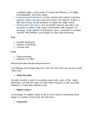 TYPES OF DATA COLLECTION | DOCX