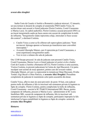 avocat alice draghici | DOCX