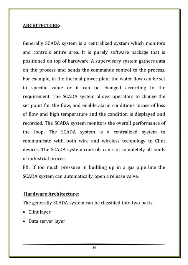 Training Report on PLC SCADA and AUTOMATION | DOCX