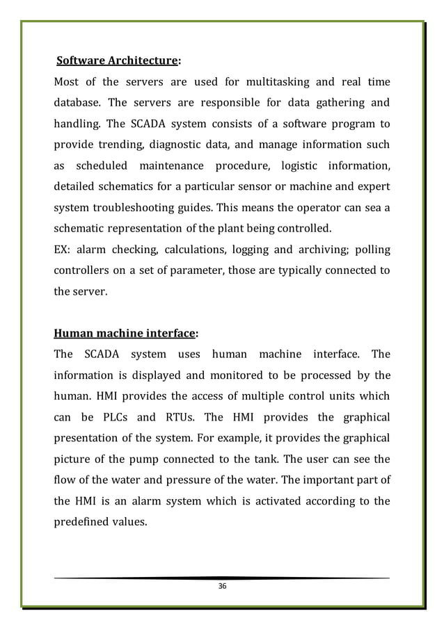 Training Report on PLC SCADA and AUTOMATION | DOCX