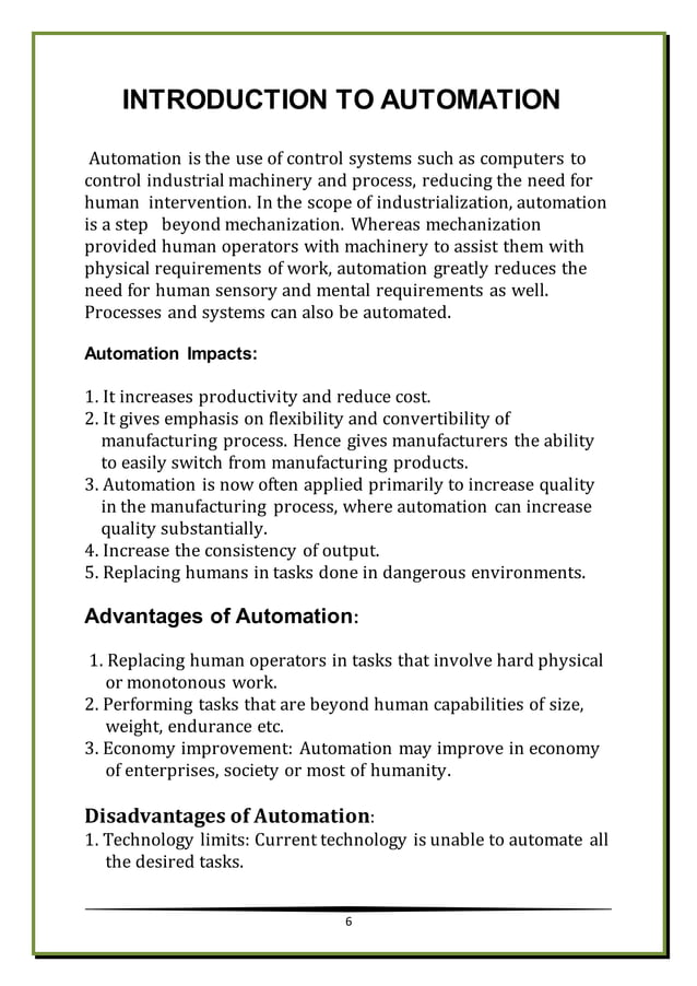 Training Report on PLC SCADA and AUTOMATION | DOCX