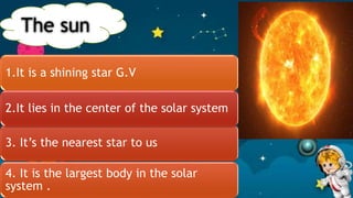Stars and Planets presentation for grade 4 | PPTX