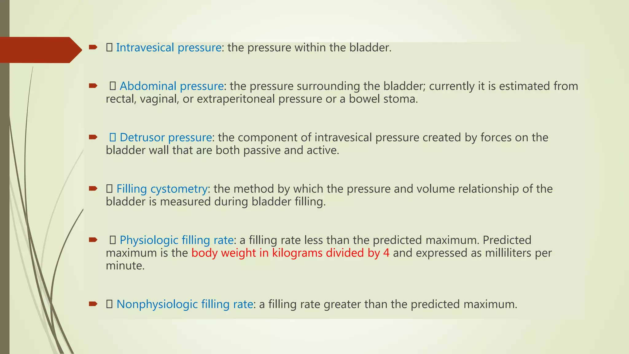 Urodynamics | PPTX