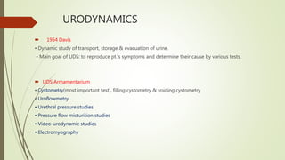 Urodynamics | PPTX