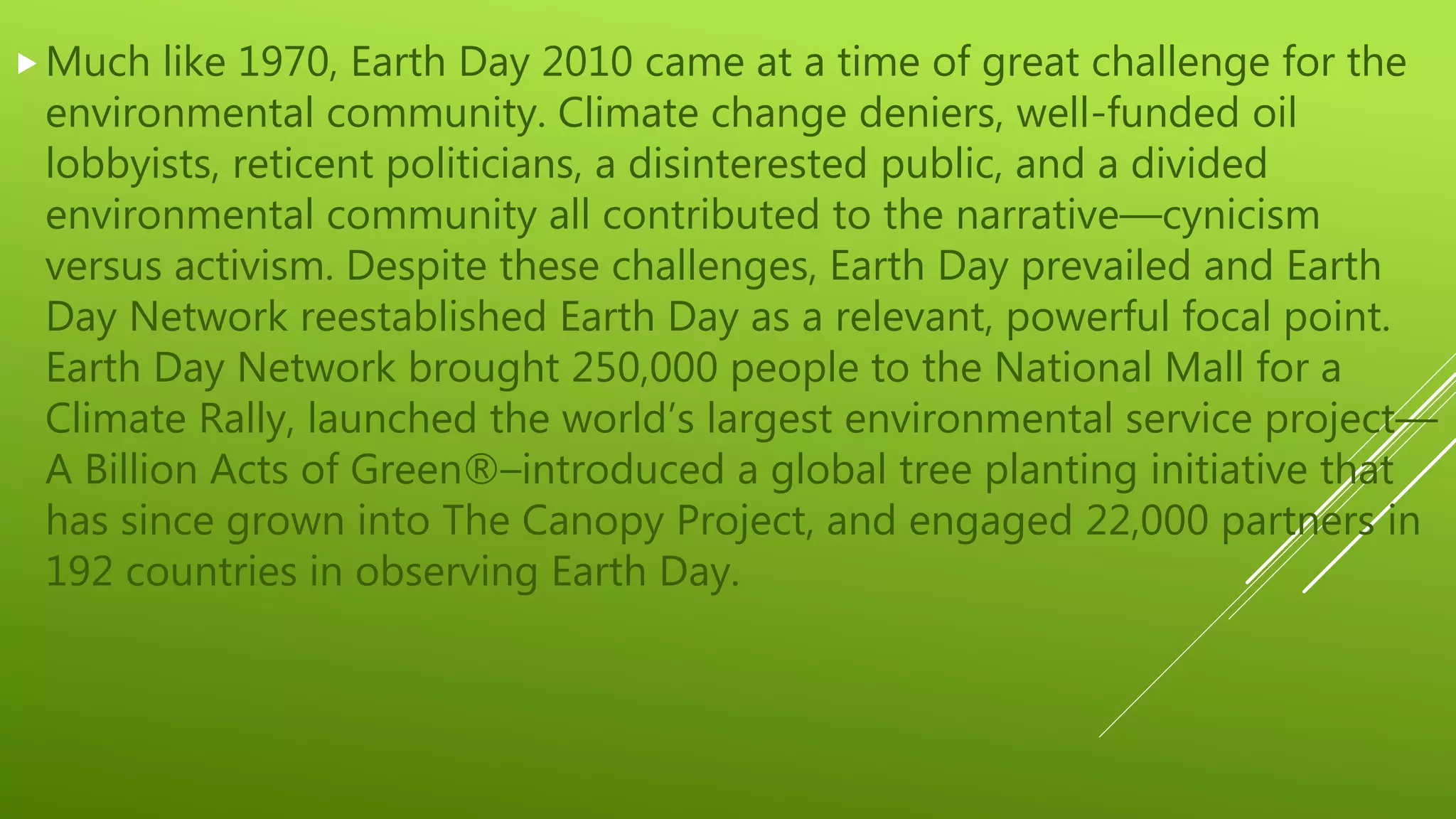 Earth Day | PPTX