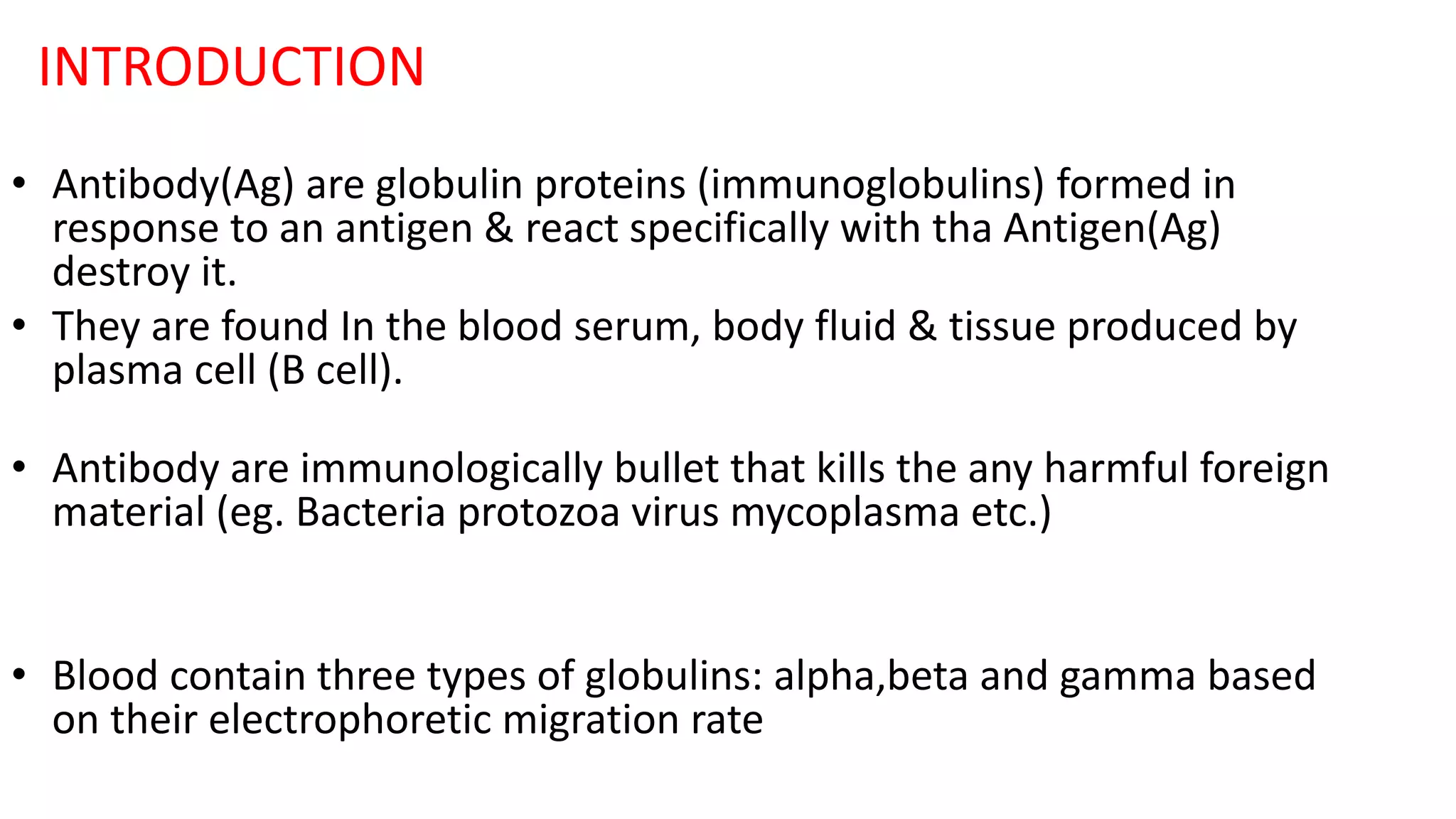 antibody structure classification and functions | PPTX