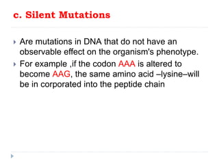 mutations | PPT