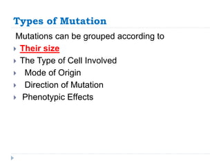 mutations | PPT