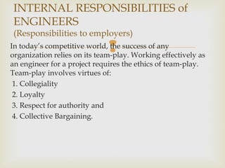 Engineering Ethics - Rights of engineers | PPT