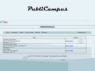 PubliCampus Presentation | PPTX