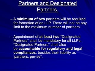 Conversion of Partnership into LLP | PPT