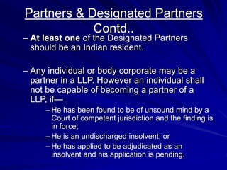 Conversion of Partnership into LLP | PPT