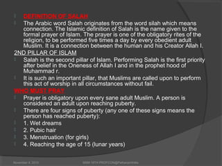 how to perform daily swalath-PROFCON-2014 | PPT