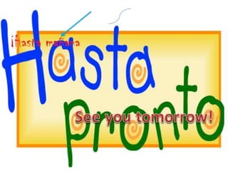 Spanish Greetings | PPTX