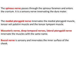surgical & applied anatomy of temporal and infratemporal fossa | PPTX