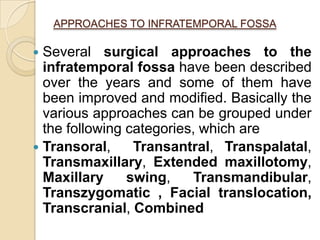 surgical & applied anatomy of temporal and infratemporal fossa | PPTX