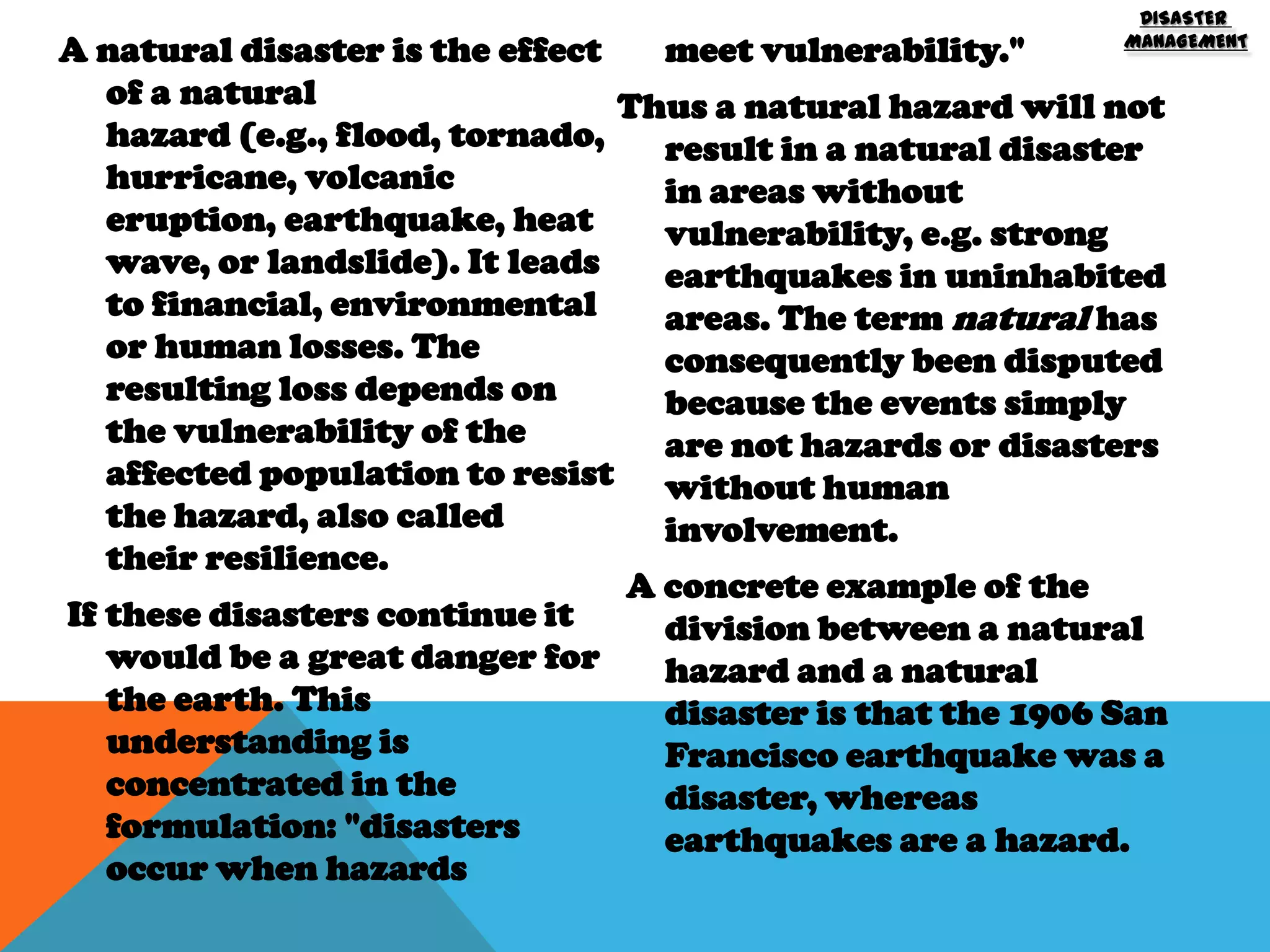 Disaster Management and Health | PPTX