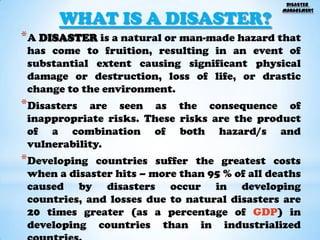Disaster Management and Health | PPTX