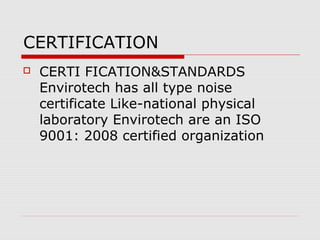 sharad mishra,envirotech systems,acoustic doors, acoustic metal doors ...