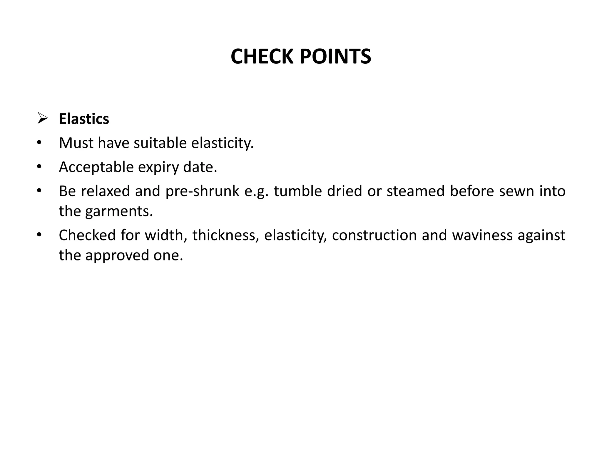 trims and accesories quality processes | PPTX