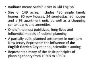 charles correa's contribution and Radburn | PPTX