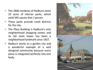 charles correa's contribution and Radburn | PPTX