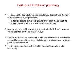 charles correa's contribution and Radburn | PPTX