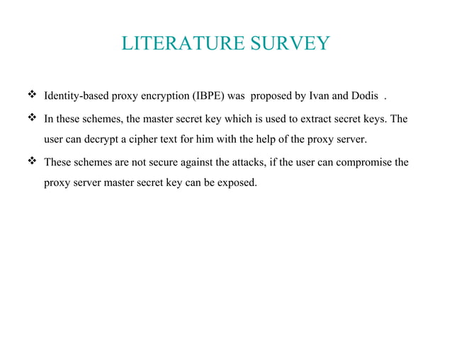 Identity Based Secure Distributed Data Storage Schemes Ppt