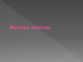 Memory Devices | PPT