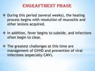 bone marrow transplantation by Ahmed Hamza | PPTX
