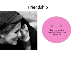 Friendship weaknesses and friends | PPT