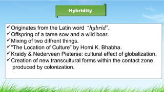 Diaspora & Hybridity | PPT
