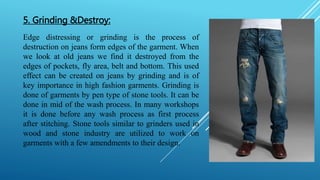 Dry Finishing/Washing on Denim | PPTX