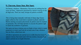 Dry Finishing/Washing on Denim | PPTX