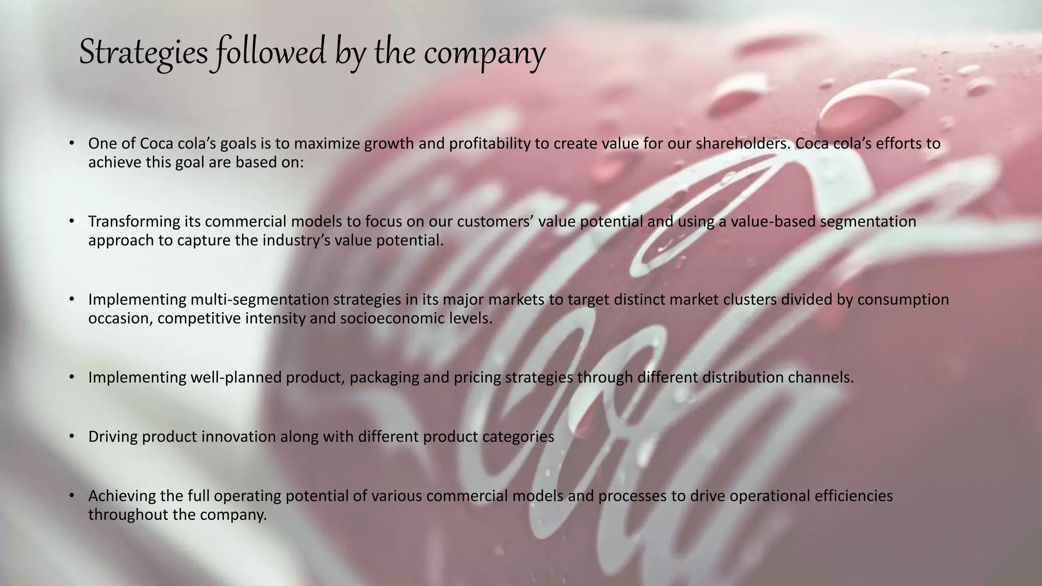 Coca-Cola Distribution strategy | PPTX