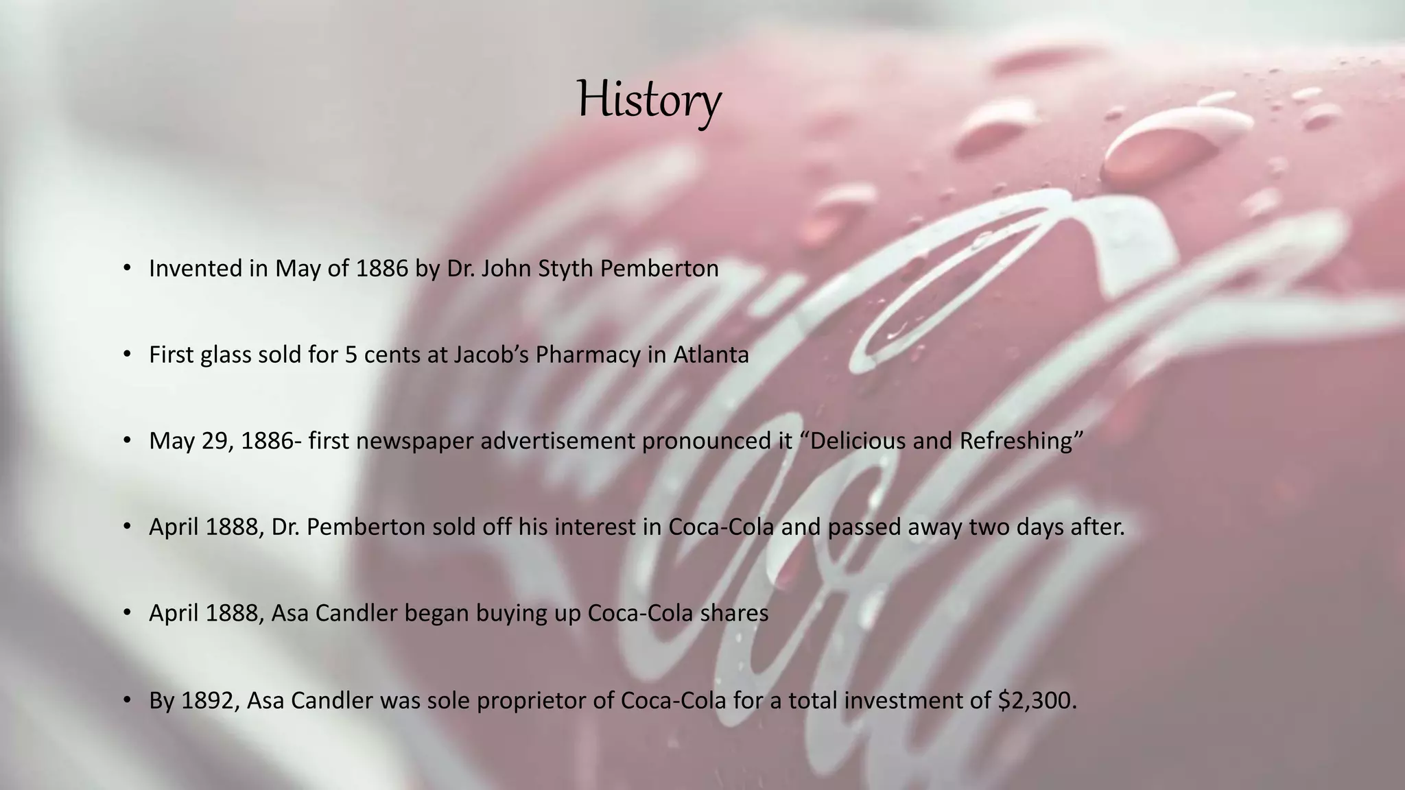 Coca-Cola Distribution strategy | PPTX