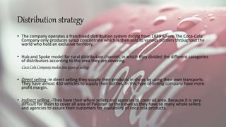 Coca-Cola Distribution strategy | PPTX